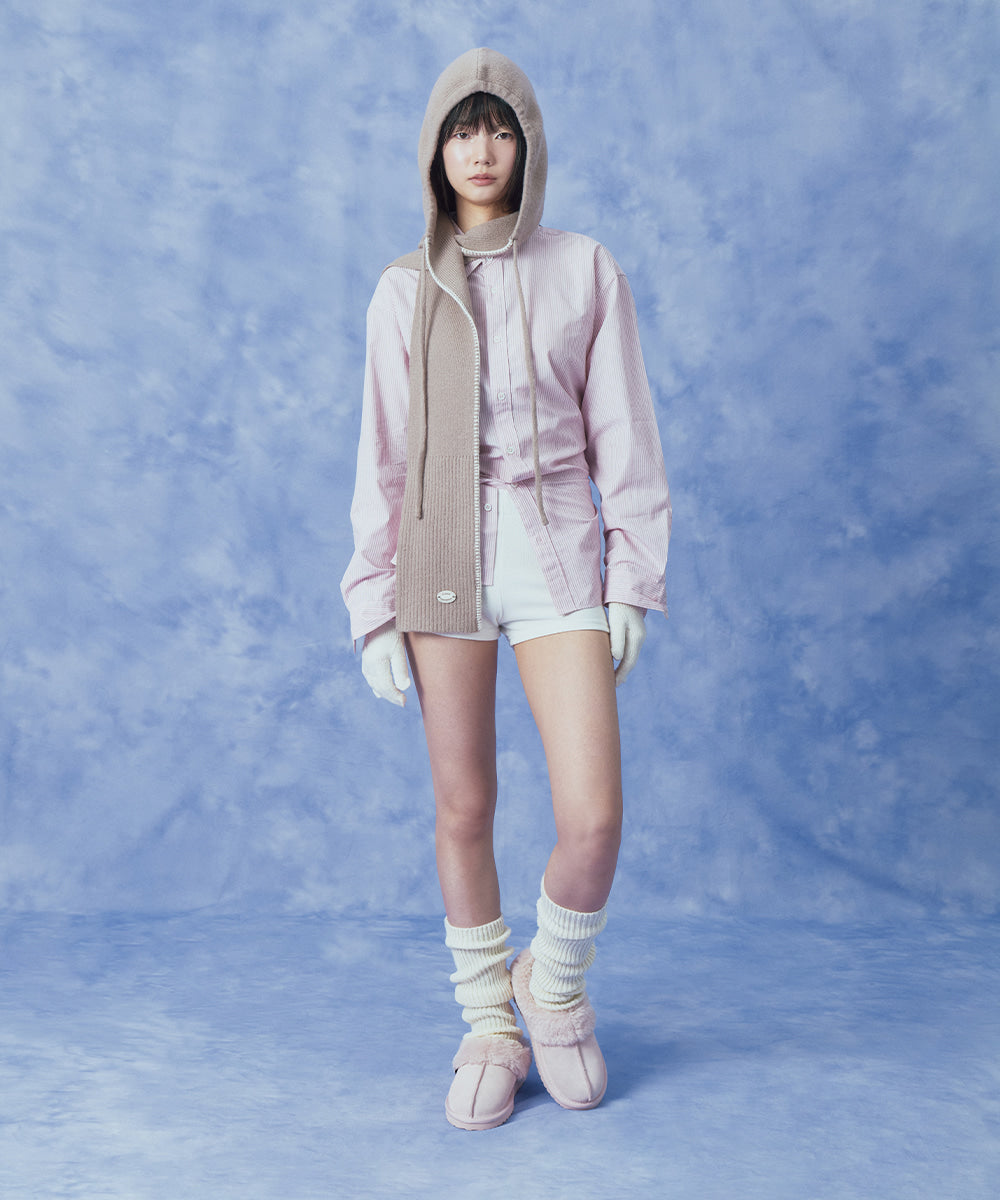 ROCKFISH WOOLY BALACLAVA - BEIGE – SeoulSeoul