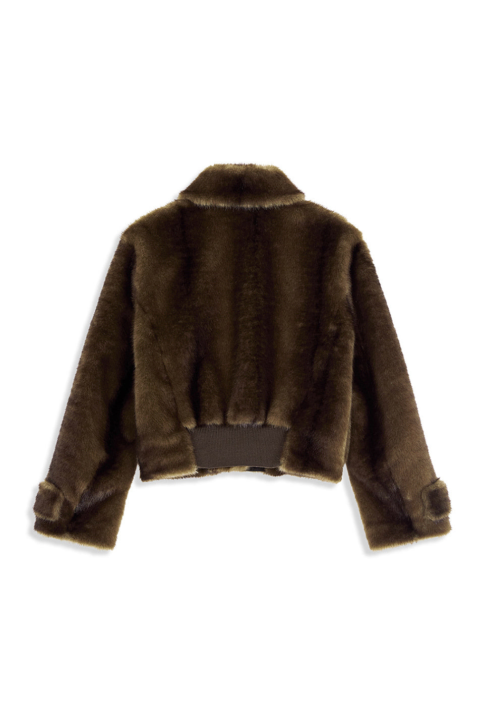OPEN YY FAUX FUR TAB TOGGLE JACKET, BROWN – SeoulSeoul
