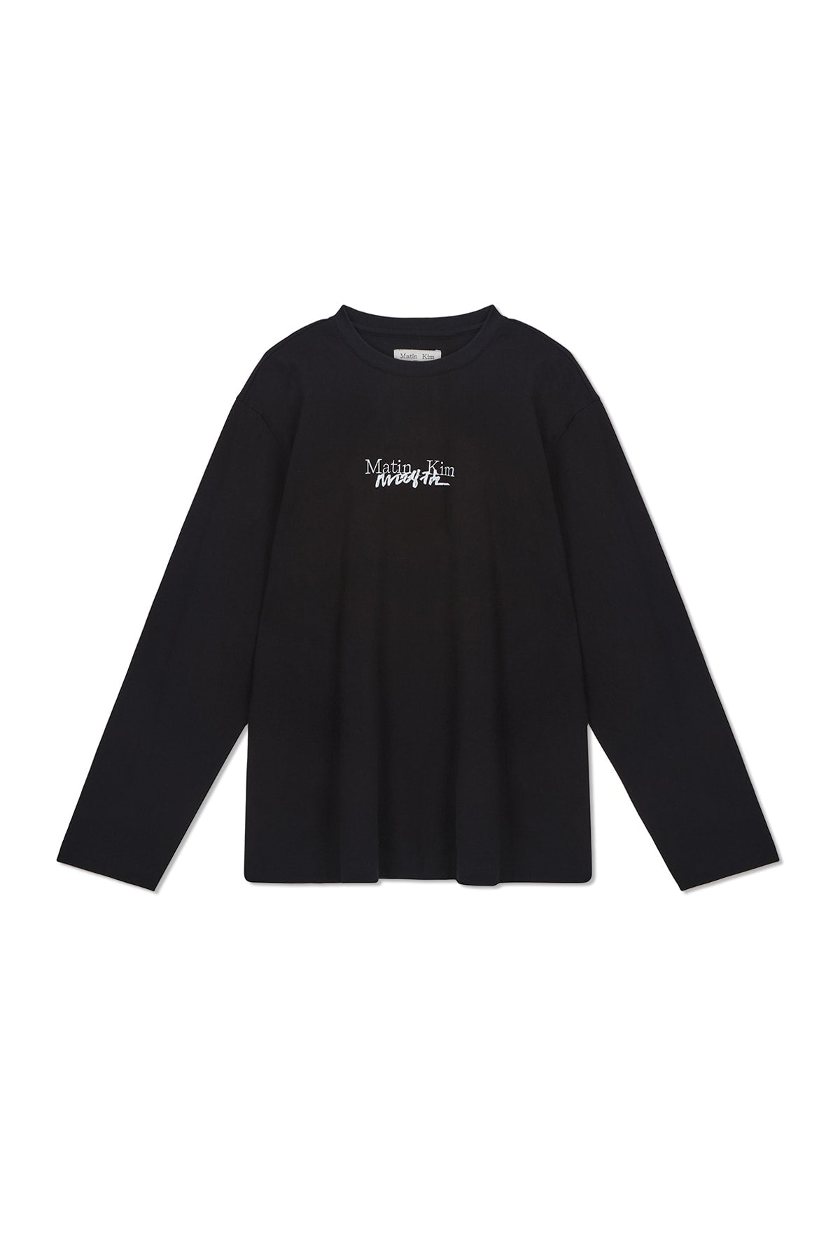 MATIN KIM HANGEUL LOGO ARCHIVE LONG SLEEVE IN BLACK – SeoulSeoul