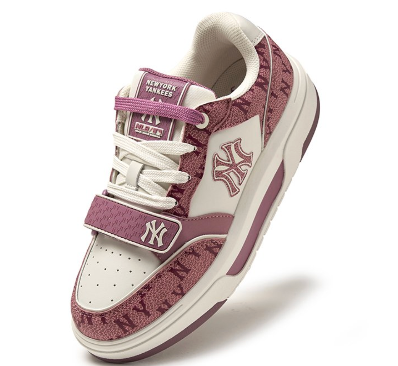 MLB CHUNKY LINER POCKET MONOGRAM NY YANKEES SNEAKER (D.PINK) – SeoulSeoul